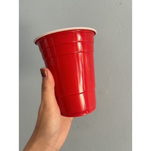 American Red Cup Party แดง น้ำเงิน เหลือง ชมพู ขาวเขียว ดำ 100ใบ | Shopee Thailand