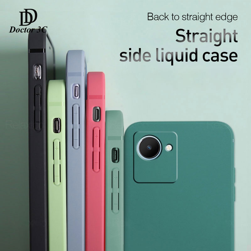 เคสกำมะหยี่ขอบเหลี่ยม Realme real me C67 C65 C51 C53 C30 C30s C55 C33 ...