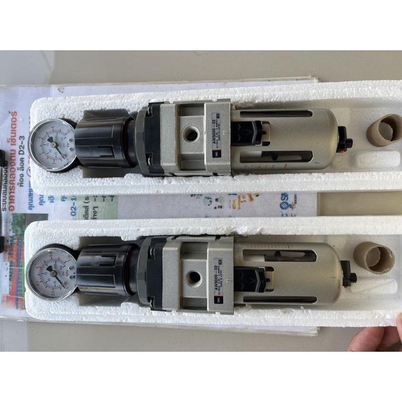 SMC AW3000-02BG Air Filter Regulator ตัวกรองลม ตัวดักลมดักน้ำปั๊มลม ตัว ...