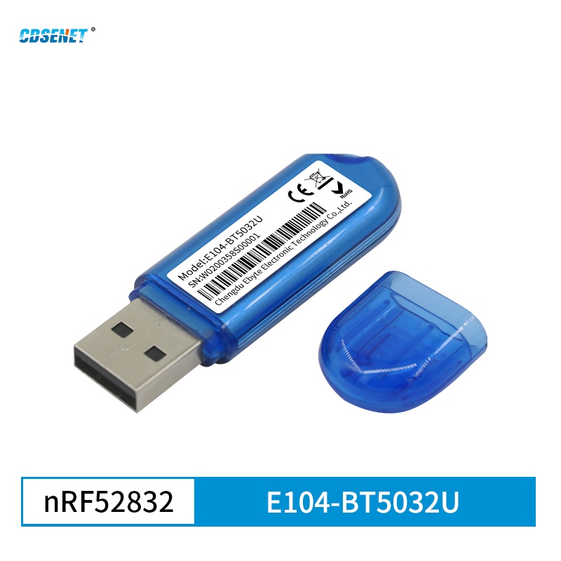 CDSENET E104-BT5032U Sniffer USB nRF52832 2400~2480MHz 4dBm PCB 80m ...