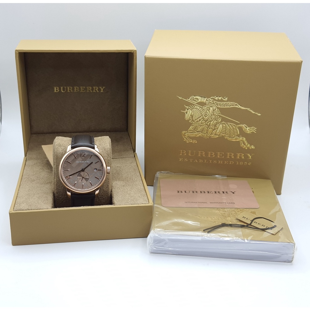นาฬิกา BURBERRY MEN'S BU10012 QUARTZ พร้อมกล่อง (ใหม่) | Shopee Thailand
