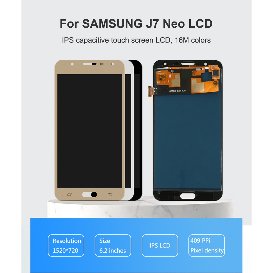 อะไหล่หน้าจอสัมผัส LCD แบบเปลี่ยน สําหรับ Samsung Galaxy J7 Core J7 Nxt J7 Neo J701 SM-J701F ...