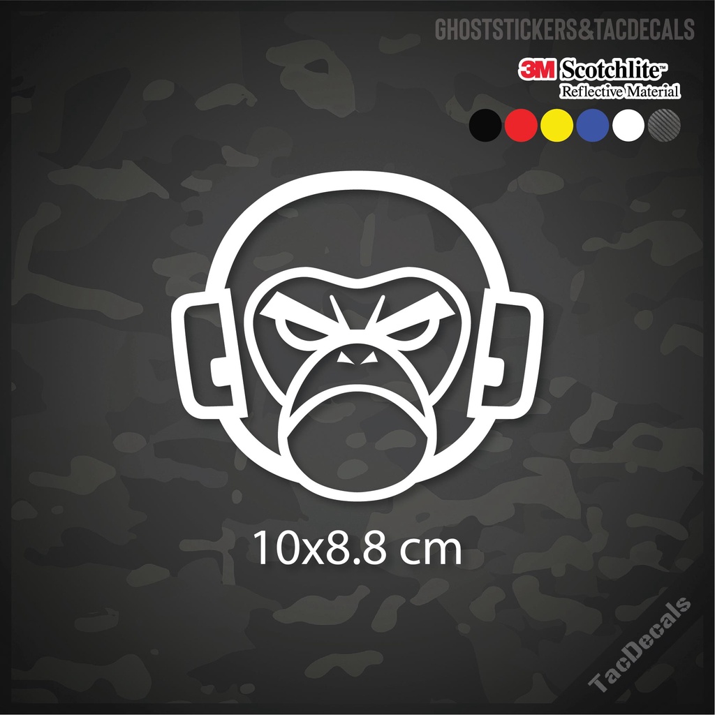 สติกเกอร์MSM Milspec Monkey สติกเกอร์Tactical ติดรถยนต์ มอเตอร์ไซค์ กล่องปืน บ้าน อาคาร สำนักงาน ...