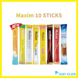 Maxim 10 STICKS instant coffee / Mocha Gold White Simple latte Arabica ...