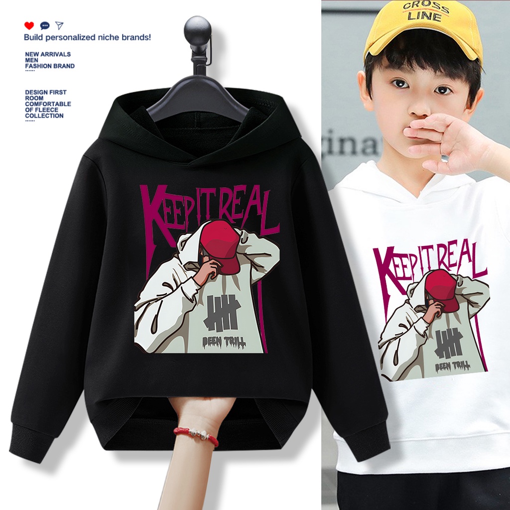 E408 เสื้อกันหนาวเด็ก เสื้อแขนยาว สำหรับเด็กหญิงและชาย งานพิมพ์ลายลายการ์ตูนน่ารัก | Shopee Thailand