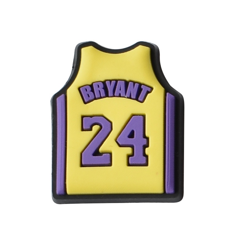 การ์ตูน Kobe Jibbitz NBA Crocs Jibbits Pin Lakers Bryant Shoe Charms ...