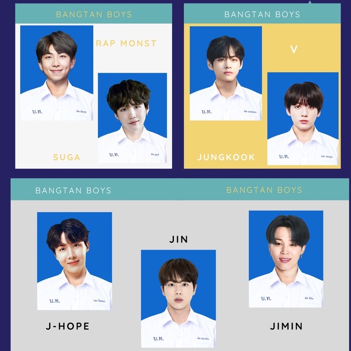 ID PHOTO BTS รูปติดบัตรชุดนักเรียน | Shopee Thailand