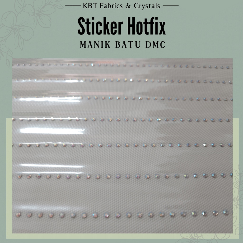 Hotfix Sticker Stone Bead Tampal ss10 รหัส 12 | Shopee Thailand