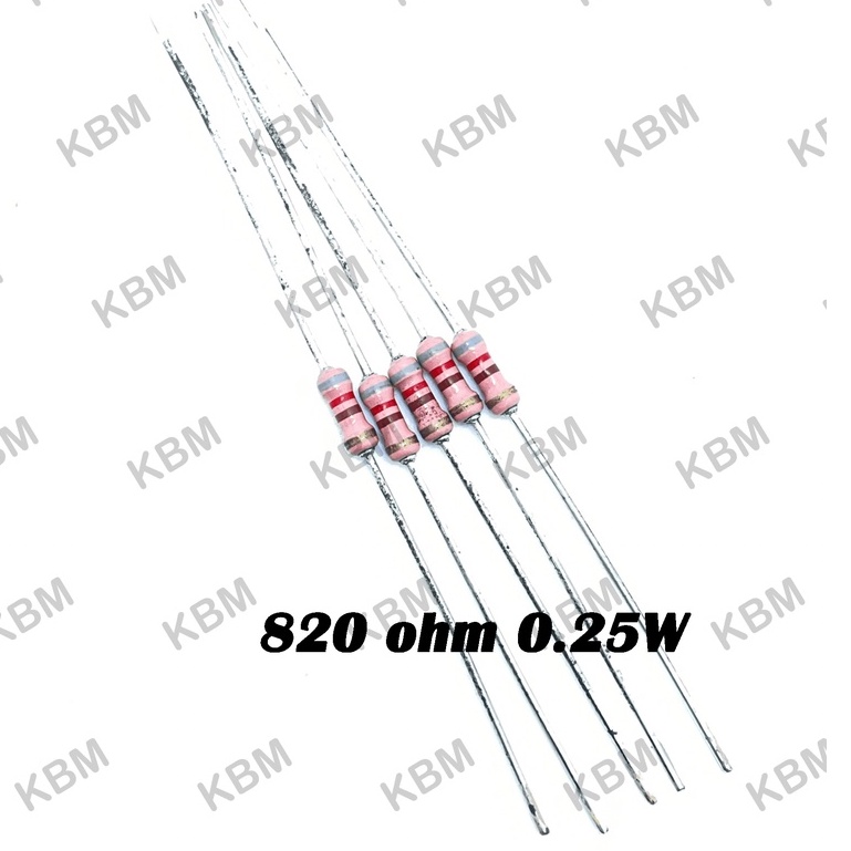 Resistor ตัวต้านทาน 820 ohm 0.16W 0.25W 0.5W 1W 5W 10W | Shopee Thailand