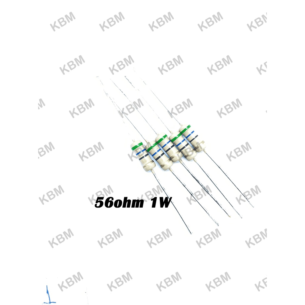 Resistor ตัวต้านทาน 56ohm 0.25W 0.5W 1W 2W 3W 5W 10W | Shopee Thailand