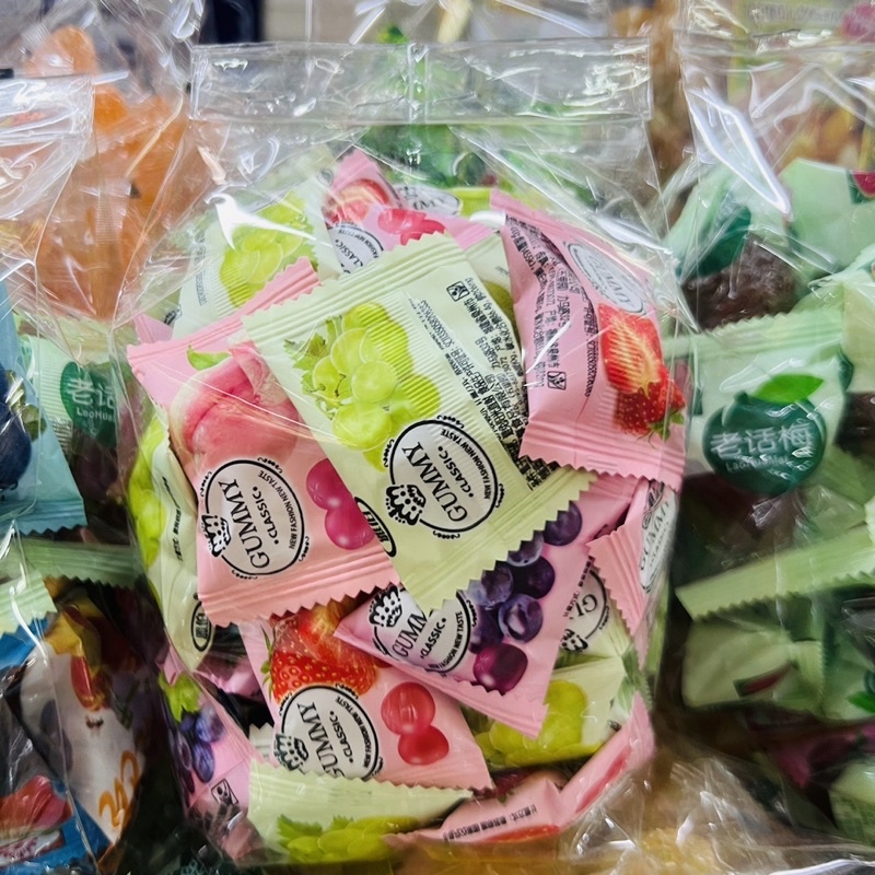เยลลี่ผลไม้ รวมรส ขนาด 500g Gummy classic เยลลี่ กลิ่นผลไม้ เคี้ยวหนึบ ...