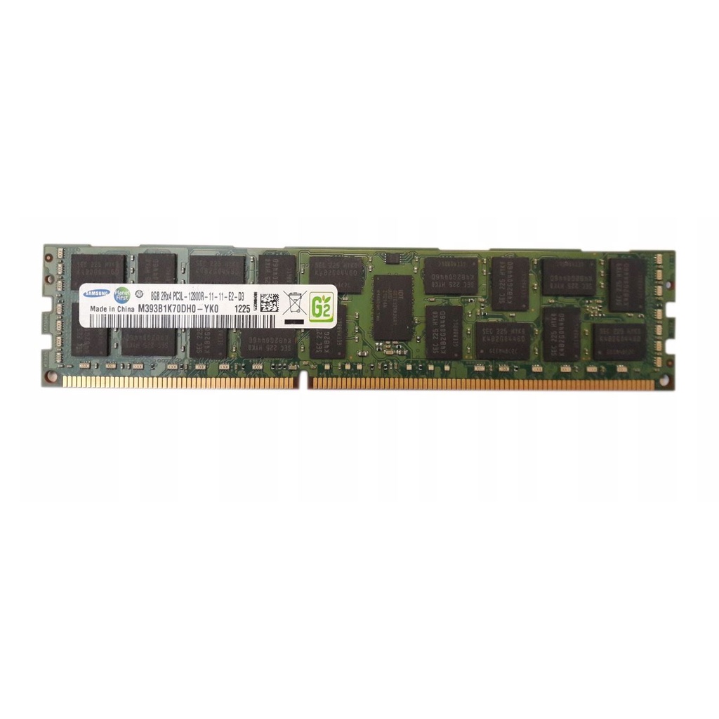 RAM Server Samsung DDR3 16GB 8GB BUS 1600 MHz PC3L-12800R 2Rx4 ECC REG ...