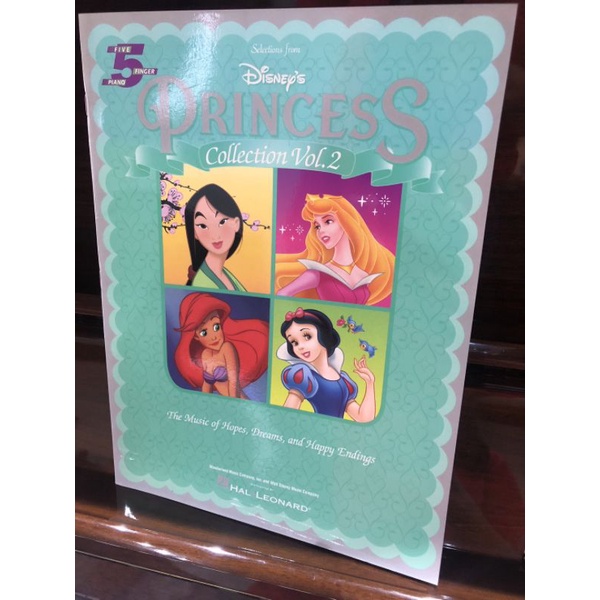 DISNEY FIVE FINGER PIANO - DISNEY PRINCESS COLLECTION VOL.2 (HAL ...