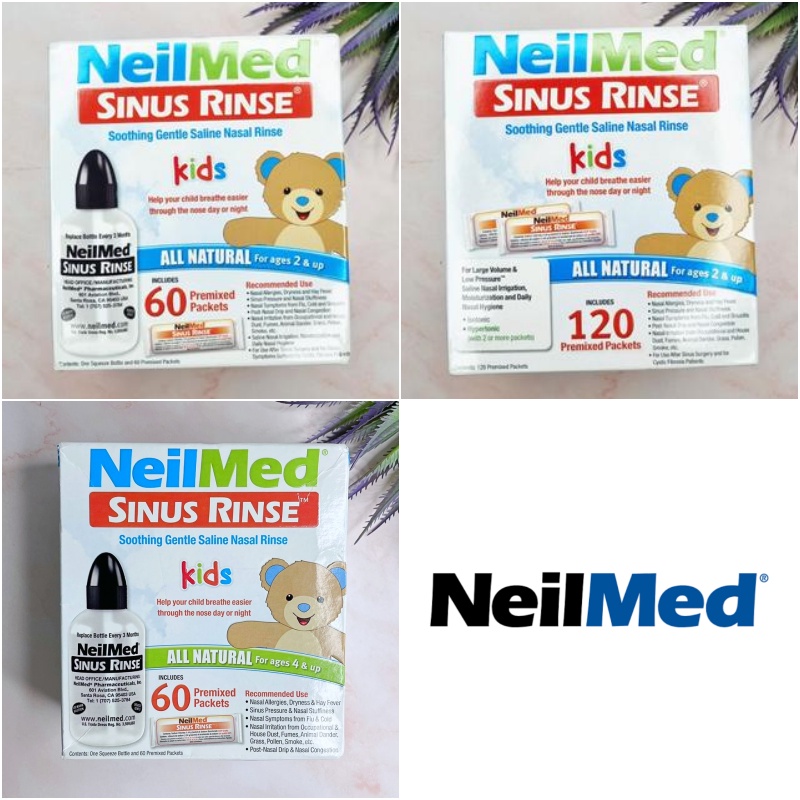 [NeilMed®] Kids Ages 2+ Sinus Rinse Kit อุปกรณ์ล้างจมูก สำหรับเด็ก 2 ปี ...