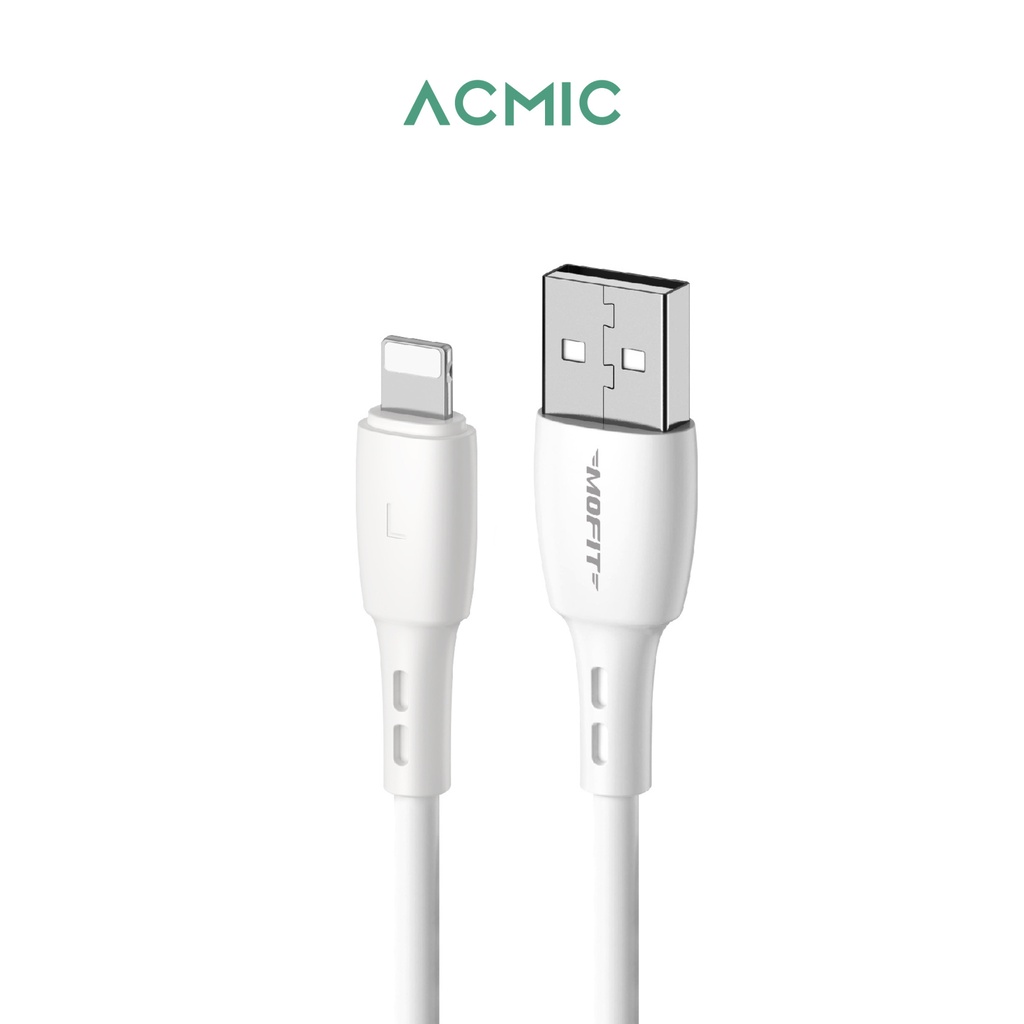 ACMIC สายชาร์จ 10/12W จ่ายไฟ 2.1/2.4A ความยาว 1M สำหรับ USB to Micro ...