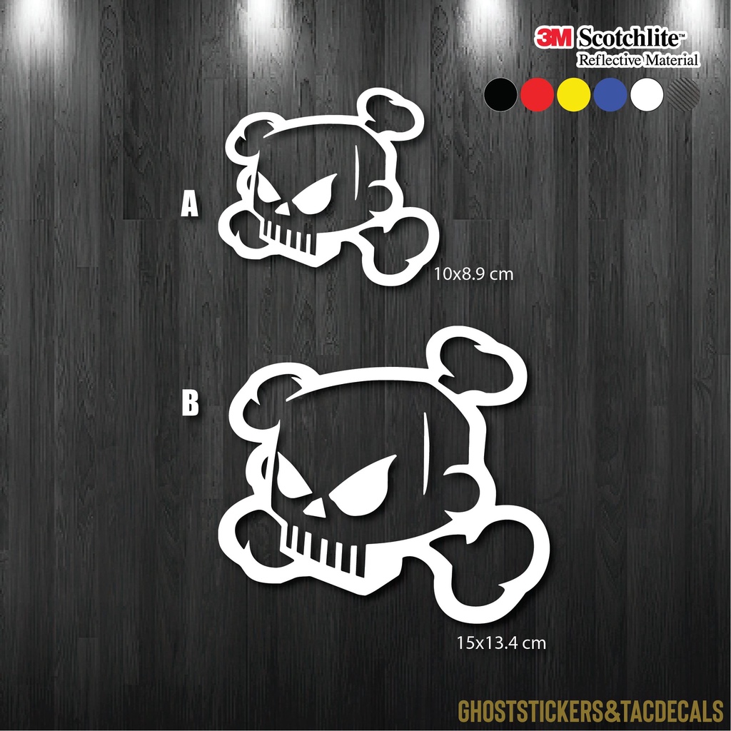 สติกเกอร์กะโหลกKen block Skull แต่งรถยนต์ กล่อง มอเตอร์ไซค์ laptop ...