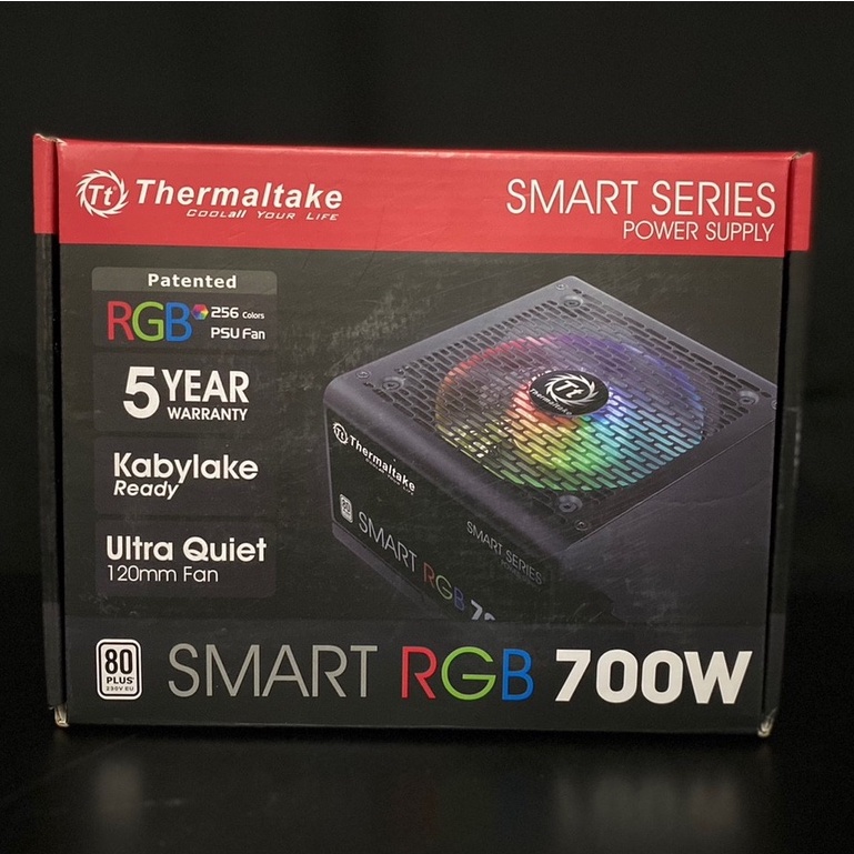PSU (พาวเวอร์ซัพพลาย) Thermaltake SMART RGB 700W (ประกันศูนย์ Synnex 29 ...