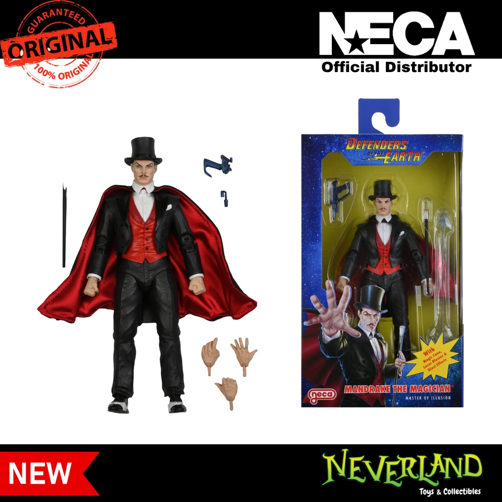 NECA King Features Defenders of the Earth Series 2 Mandrake 7” Scale ...