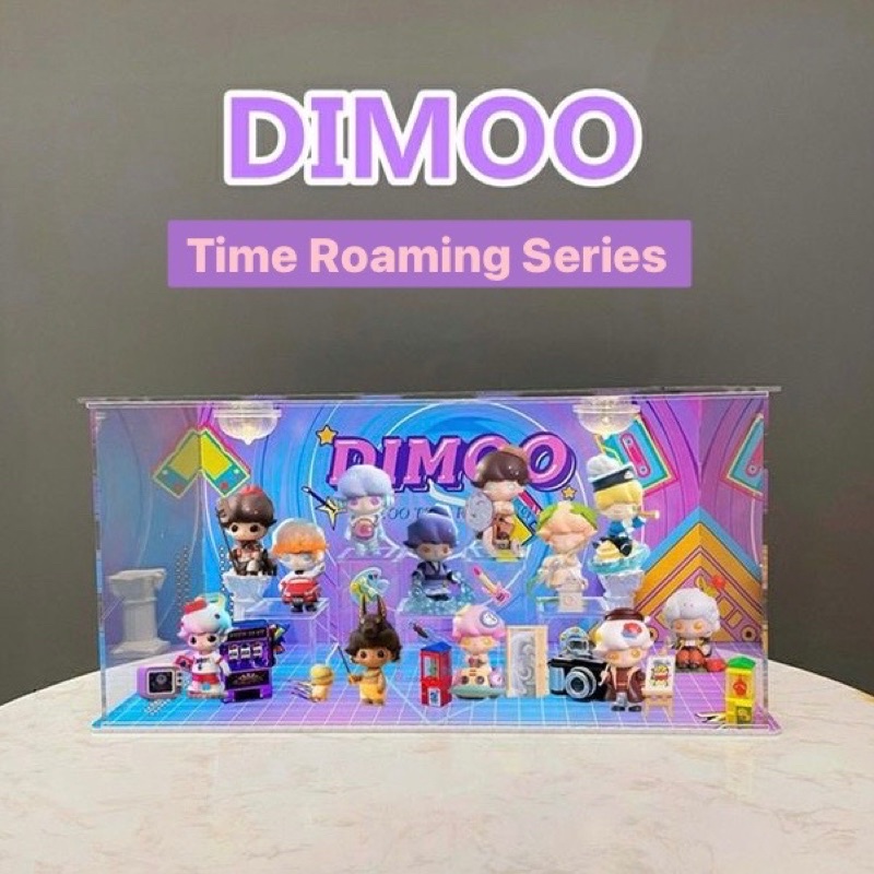 ตู้โชว์ Dimoo Time Roaming Series 🎸🎧🎮กล่องอคิลิคใส่โมเดล พร้อมอุปกรณ์ ...
