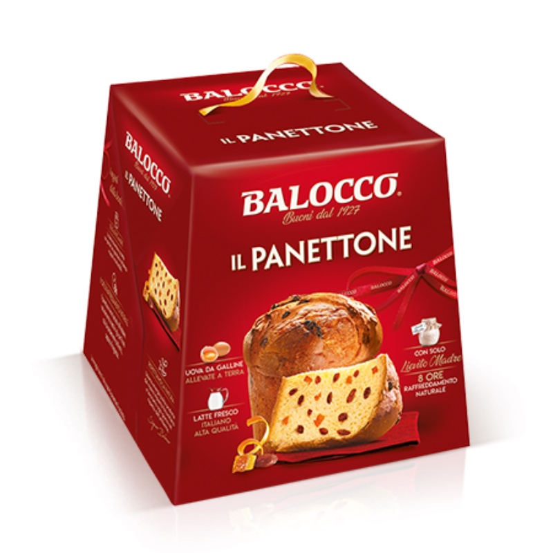 บาลอคโค่ ปาเน็ตโทน 750 กรัม - Panettone 750g Balocco brand | Shopee ...