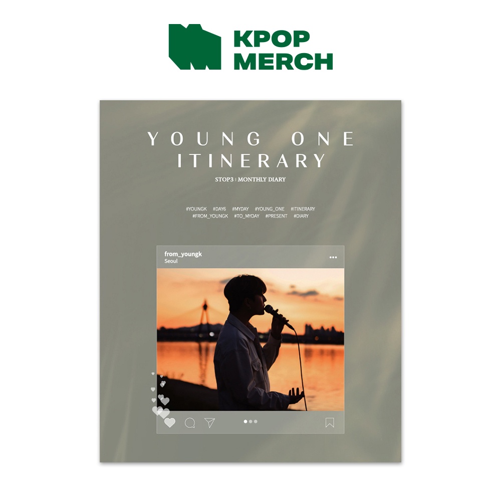 DAY6 YOUNG K - Young One Itinerary Stop 3 : Monthly Diary | Shopee Thailand