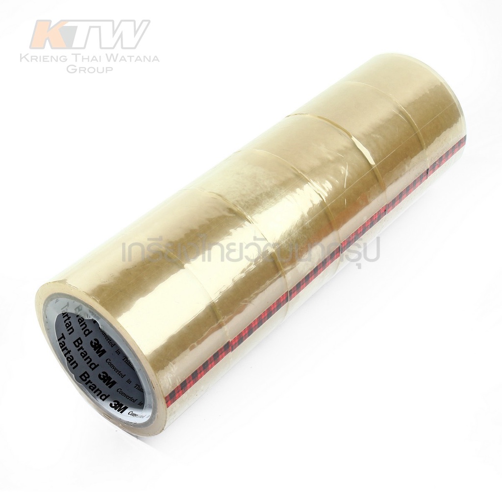 เทปปิดกล่อง OPP 3M #305 (สีใส) 48 มม. X 40 หลา เนื้อฟิล์ม Polypropylene ...