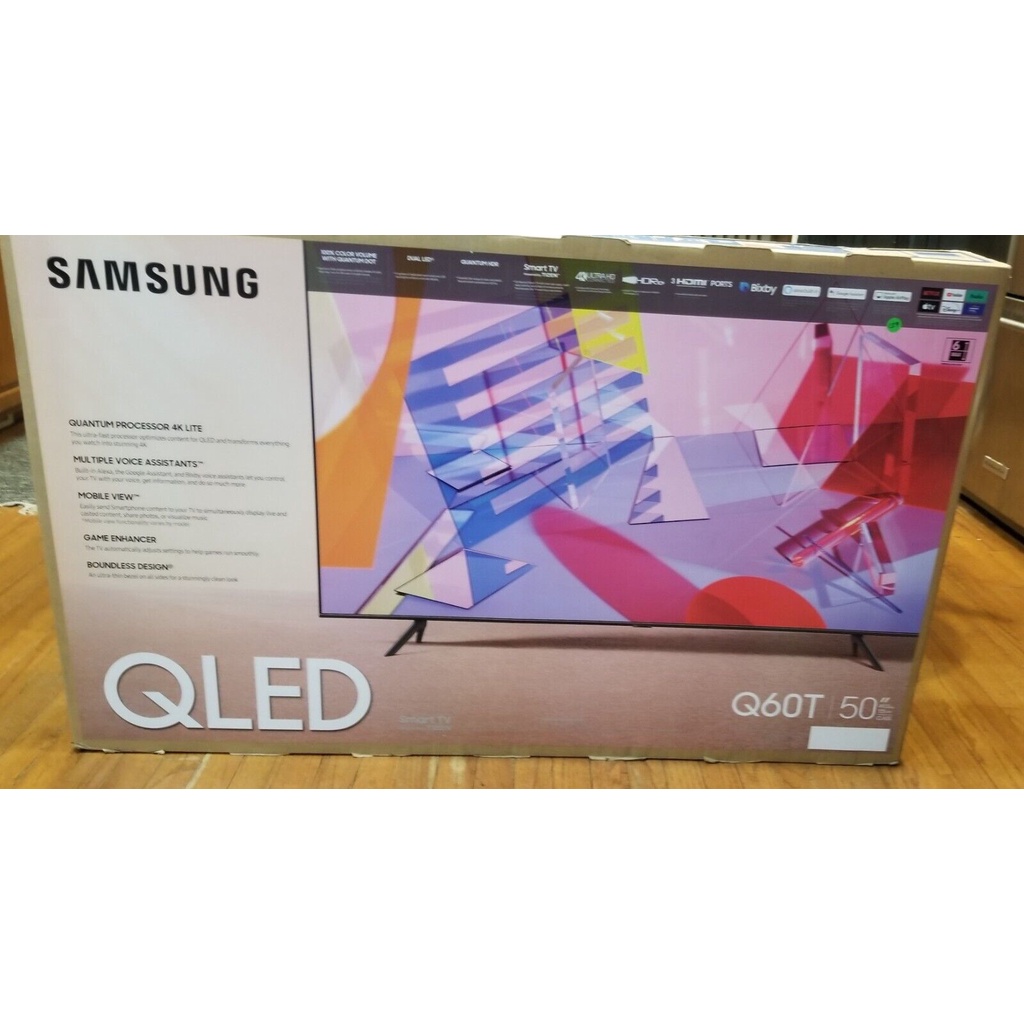 SAMSUNG 50" Class Q60T QLED 4K UHD HDR Smart TV - Brand New | Shopee ...