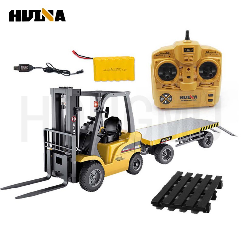 Huina 1576 รถบรรทุกบังคับวิทยุไร้สาย 1:10 8 ช่อง 2.4G และรถยกแบน ...
