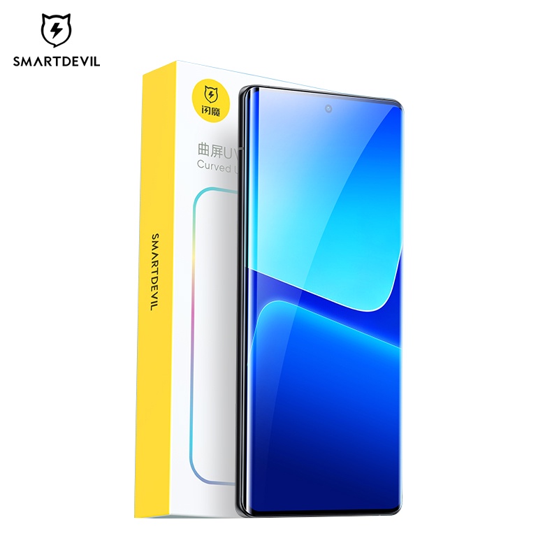 SmartDevil ฟิล์มกันรอยหน้าจอ UV แบบเต็มจอ ทรงโค้ง มีกาวในตัว สําหรับ Xiaomi 13 Pro/14 ultra ...