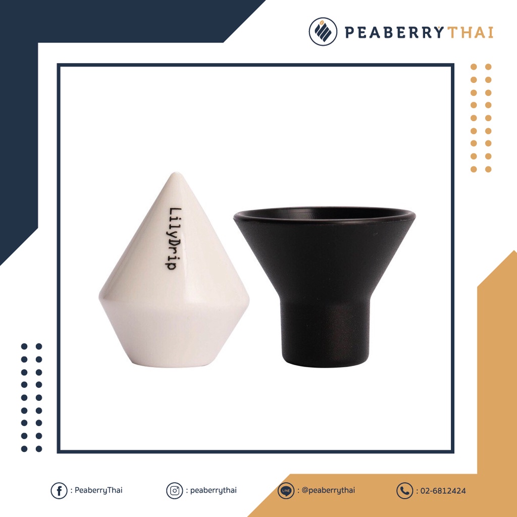 Lily drip ceramic cone เครื่องมือที่ช่วยให้ผลลัพธ์ของการดริปกาแฟของคุณ ...