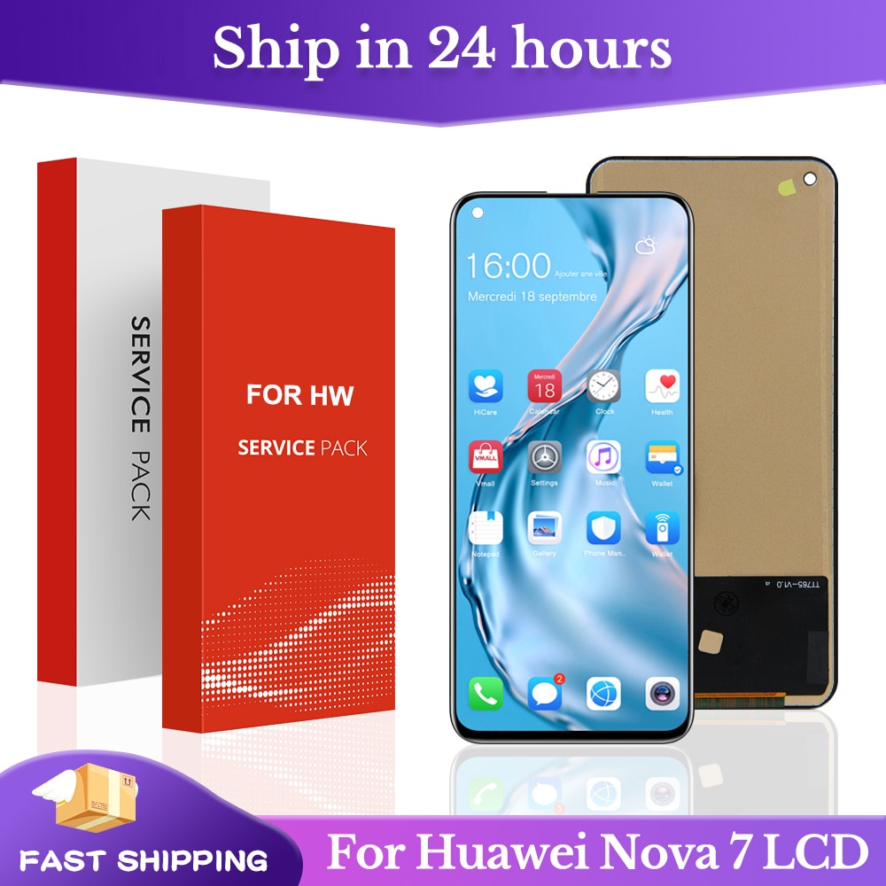 หน้าจอสัมผัส LCD 100% สําหรับ Huawei Nova 7 5G Honor 30 BMH-AN10 Nova7 JEF-NX9 JEF-AN20 | Shopee ...