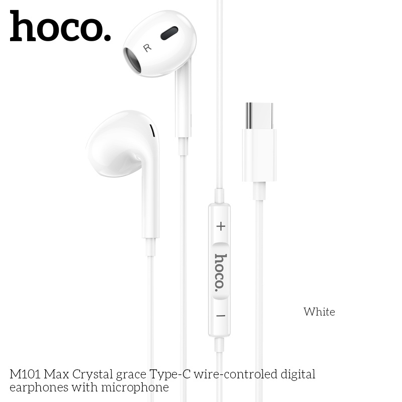 Hoco M101 Max หูฟัง เอียร์บัด รองรับ ซัมซุง, l Pad, Huawei แจ็ค Aux 3.5mm, Type-C Samsung หูฟัง ...