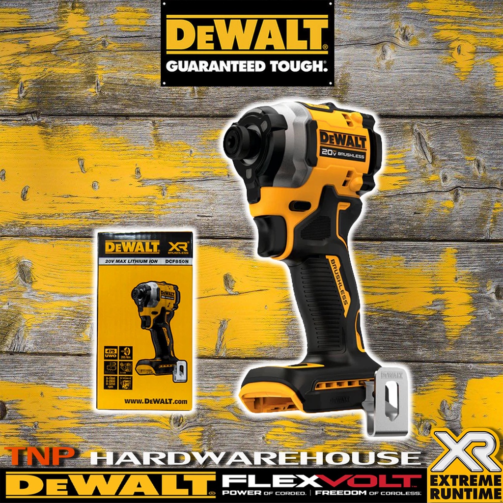 Dewalt DCF850N,DEWALT DCF850D2A-B1 ไขควงกระแทกไร้สาย ไร้แปรงถ่าน 20V ...