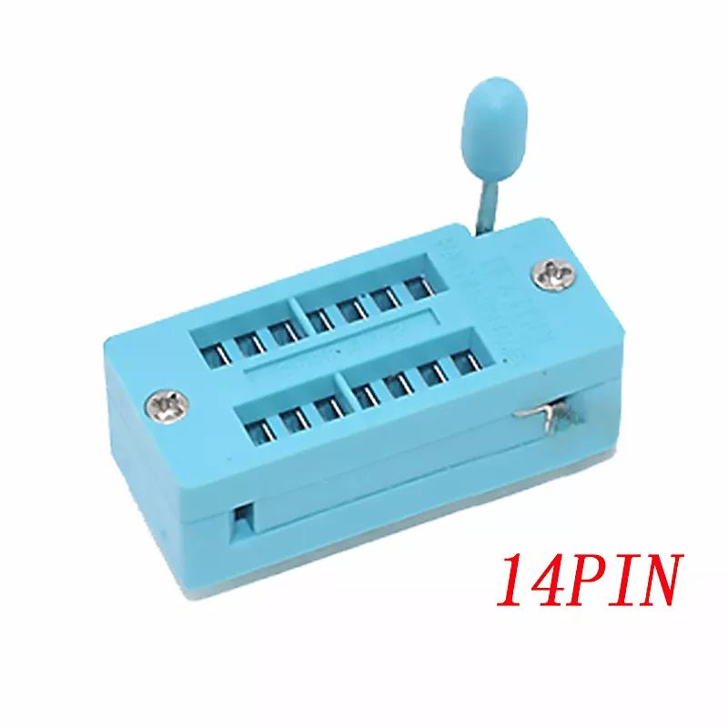 14 16 18 20 24 28 32 40 Pin 2.54 mm Green DIP Universal ZIF IC Socket ...