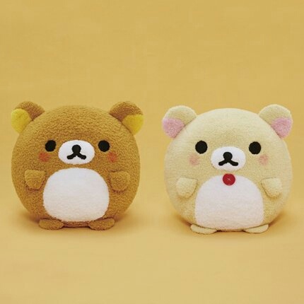 ตุ๊กตา Rilakkuma Round Shape แบบตัวกลม ๆ ขน ๆ ขนาด 30 x 30 ซม. มี 2 แบบ ...