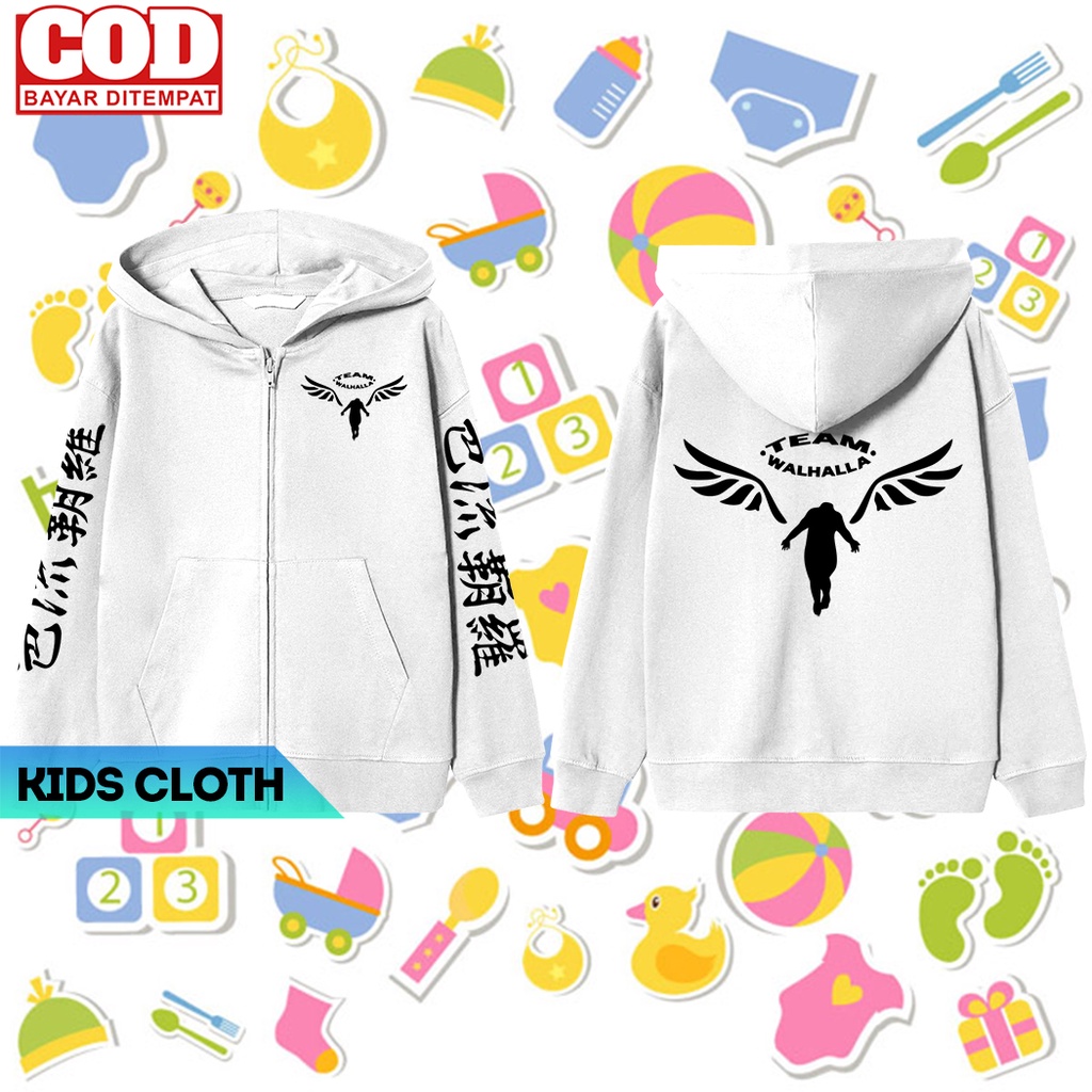 Team Valhalla / Walhalla Anime Tokyo Revengers Boys Girls Hooded Sweat ...