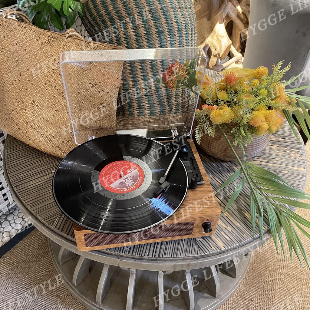 Vintage turntable vinly record player Lp player แผ่นเสียง | Shopee Thailand