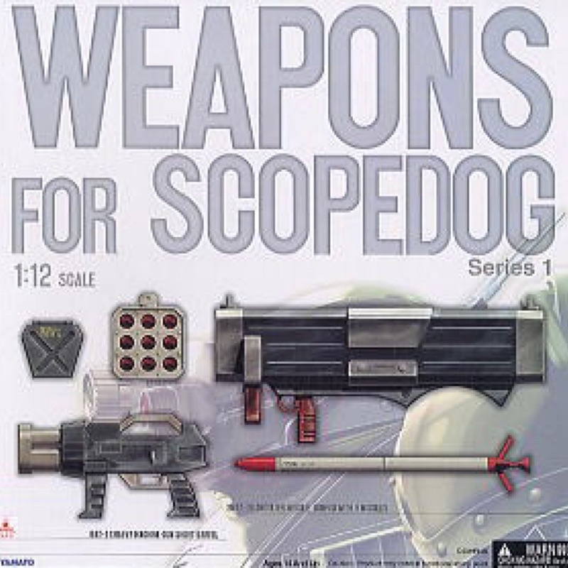 สโคปด็อก พาร์ทอาวุธ Armored Trooper Votoms - Weapons for Scopedog ...