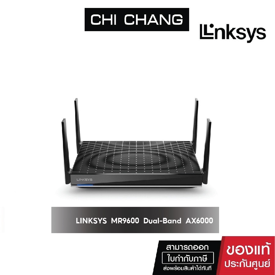 Linksys Dual-Band Mesh WiFi 6 Router AX6000 MR9600 ฟุต Dual-Band wifi 6 ...
