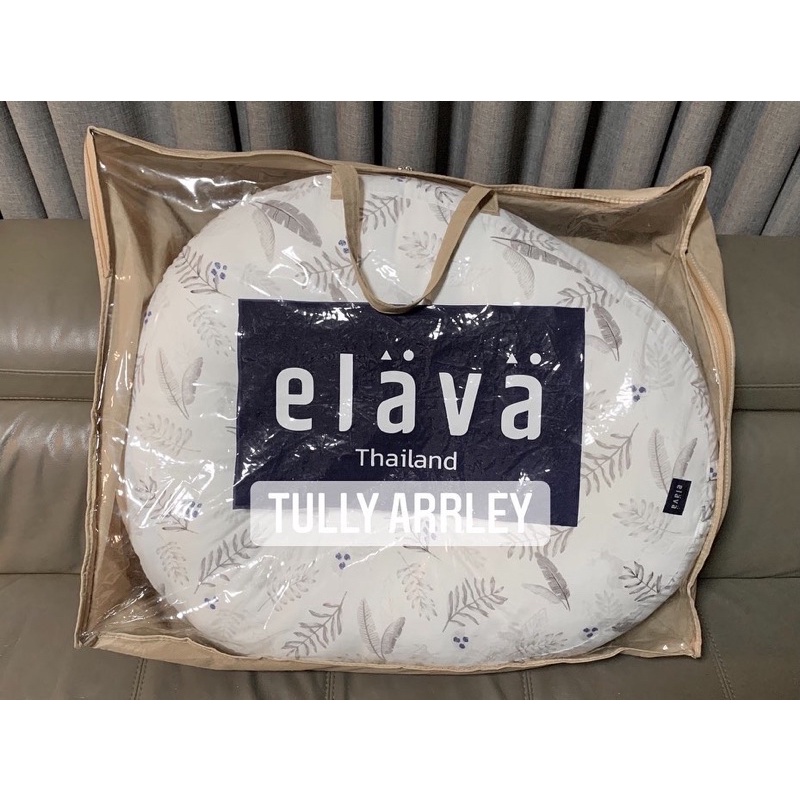 หมอน Elava Korea รุ่น Dual ลาย Animal Leaf สีขาว สภาพสวย ลายชนShop สภาพ 90% | Shopee Thailand