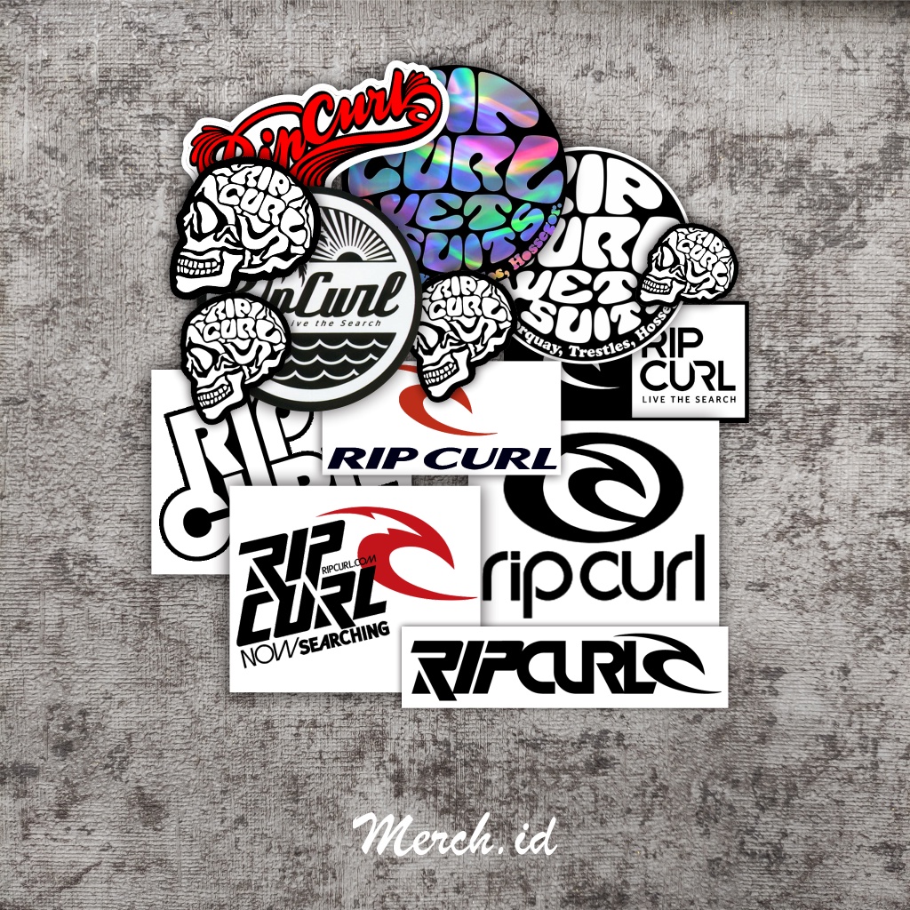 สติ๊กเกอร์ distro ยี่ห้อ Ripcurl / Sticker Pack | Shopee Thailand