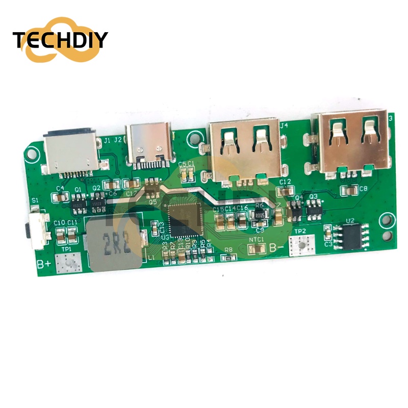 Qc4.0 QC3.0 โมดูลพาวเวอร์แบงค์ ชาร์จ USB คู่ 5V 4.5A 22.5W Micro Type-C ... Qc4.0 QC3.0 โมดูลพาวเวอร์แบงค์ ชาร์จ USB คู่ 5V 4.5A 22.5W Micro Type-C ...