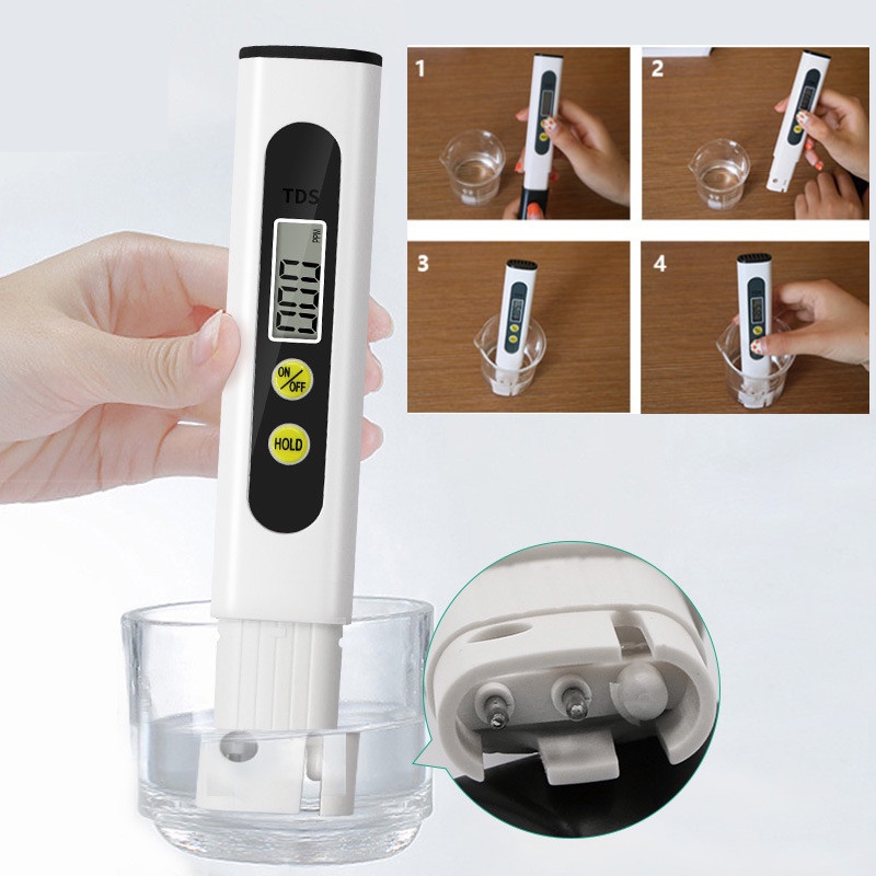 TDS Meter เครื่องวัดคุณภาพน้ำ ปากกาวัดค่าคุณภาพน้ำ รุ่น TDS-M2 | Shopee ...