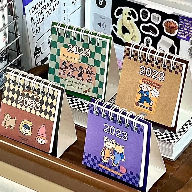 Ohaya ปฏิทินตั้งโต๊ะ ขนาดเล็ก รายเดือน 2023 | Shopee Thailand