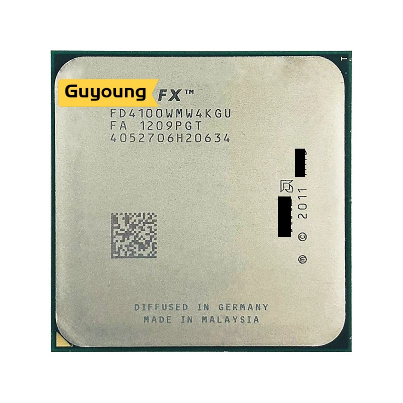 ซ็อกเก็ตโปรเซสเซอร์ CPU FX-Series FX4100 FX-4100 FX 4100 3.6 GHz Quad ...