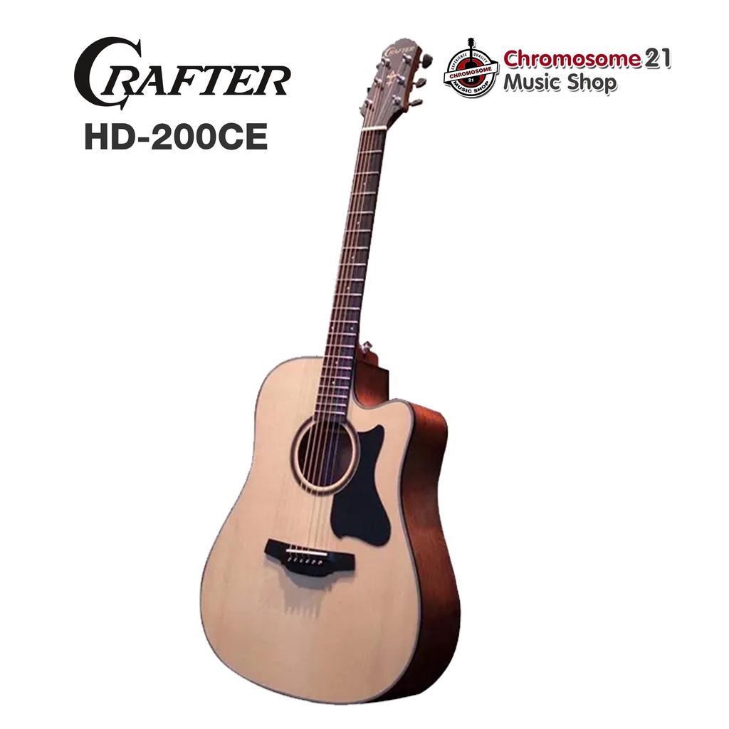 กีตาร์โปร่งไฟฟ้า Crafter HD-200CE/FS.NT | Shopee Thailand