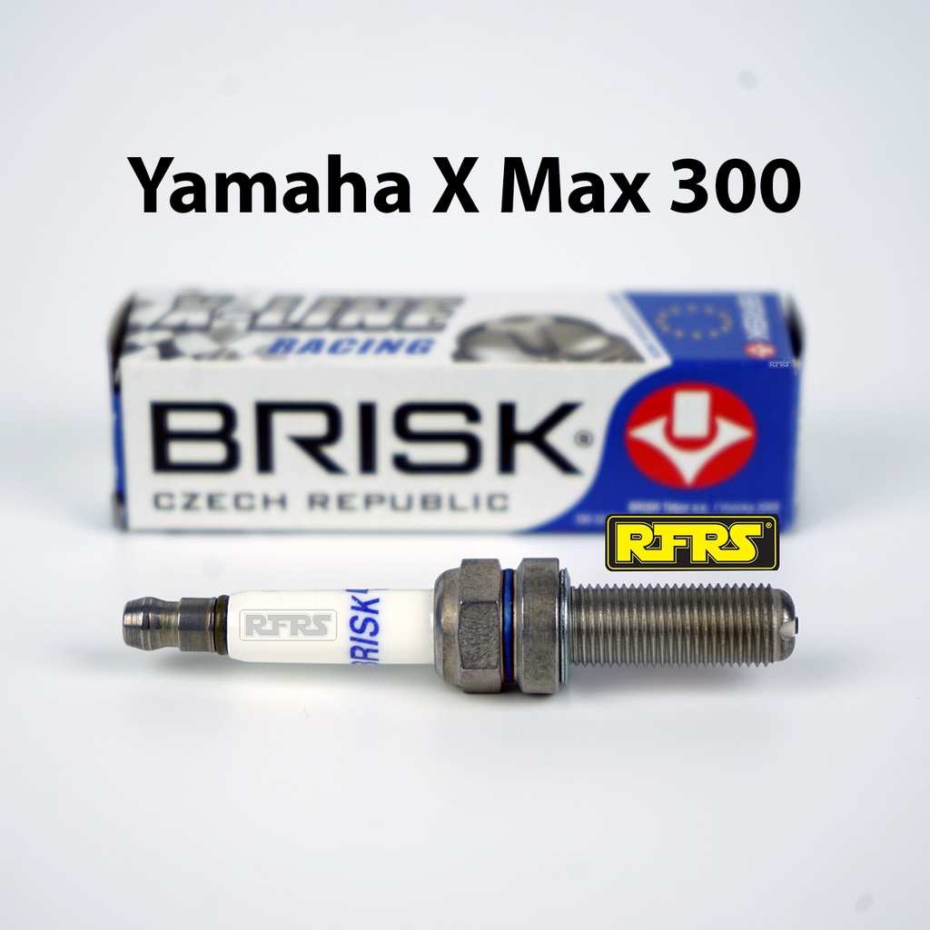 หัวเทียน BRISK X-Line 4 เขี้ยว แกนเงิน Yamaha XMax 300 Spark Plug ...