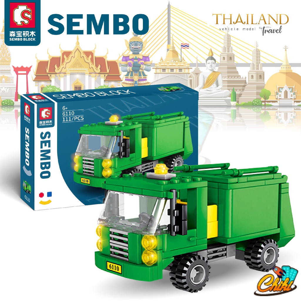 ตัวต่อ Sembo Block ยานพาหนะ Thailand รถเมล์ รถตุ๊กตุ๊ก ฯลฯ | Shopee ...