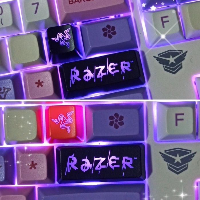 R RAZER ปุ่มกดคีย์บอร์ด ESC ENTER แบบใส | Shopee Thailand