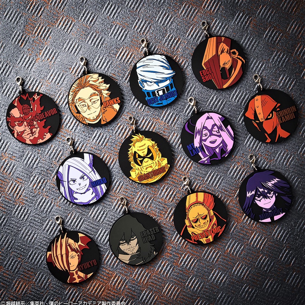 ญี่ปุ่น Ichiban Kuji Bandai My Hero Academia THE TOP 5! Mha พวงกุญแจยาง ...